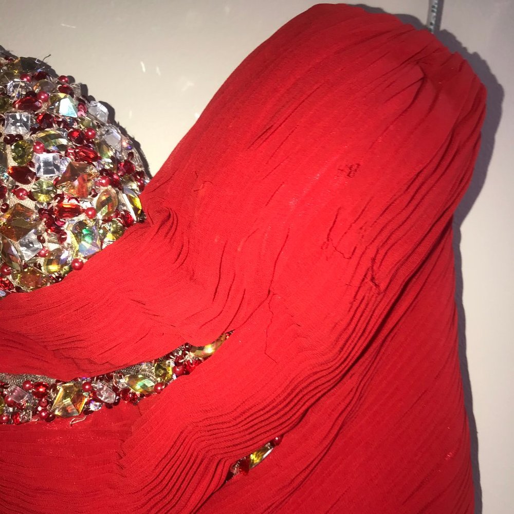 Hollywood Envy Red Pageant And Prom Dress - Gem